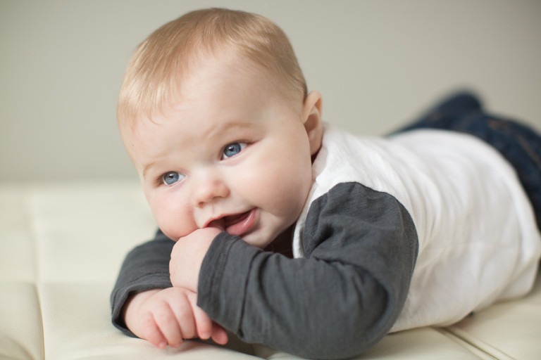 St Paul Family Photographer | Kyle 6 Months | Julie Greer Photography ...
