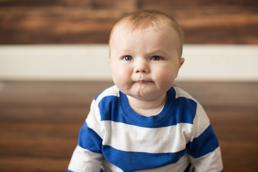 St Paul Family Photographer | Kyle 6 Months | Julie Greer Photography ...