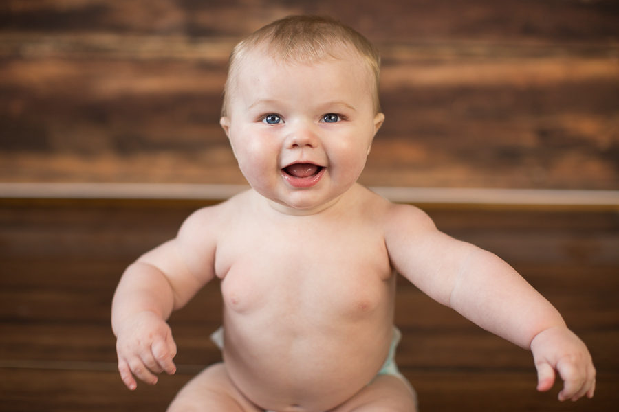 St Paul Family Photographer | Kyle 6 Months | Julie Greer Photography ...
